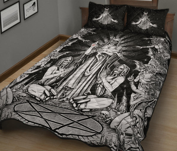 Satanic Pentagram Palm Nun Inverted Cross Forehead Pillows Demon Bomba ...